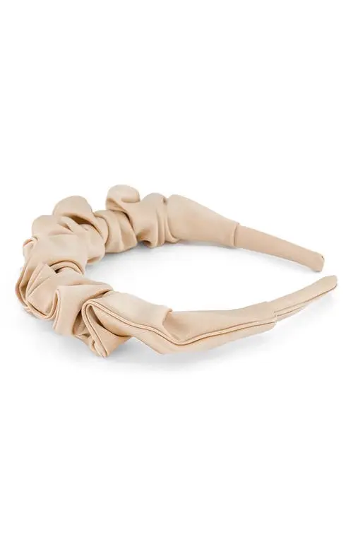 Alexandre De Paris Gathered Headband - Beige