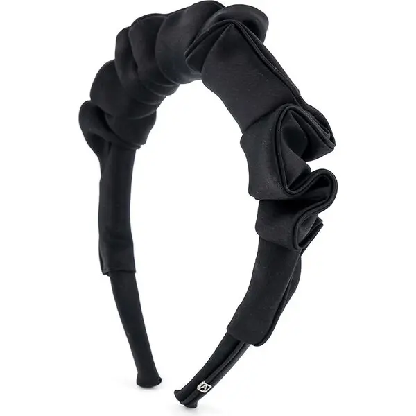 Alexandre De Paris Gathered Headband - Black