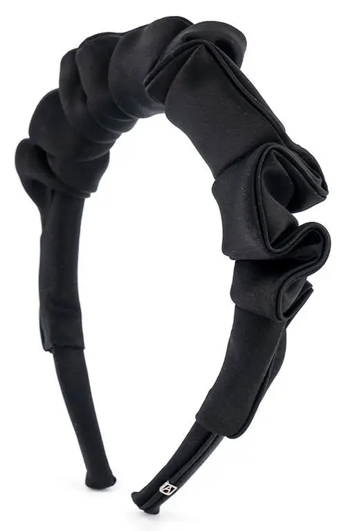 Alexandre De Paris Gathered Headband - Black