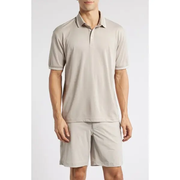 SWANNIES Thatcher Tipped Performance Polo