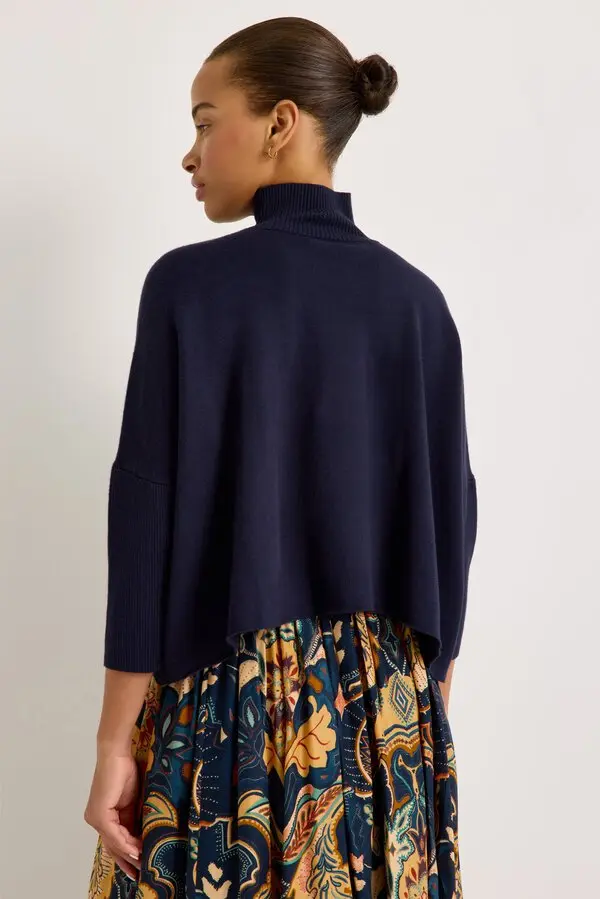 MARIE OLIVER Claudie Popover - Navy