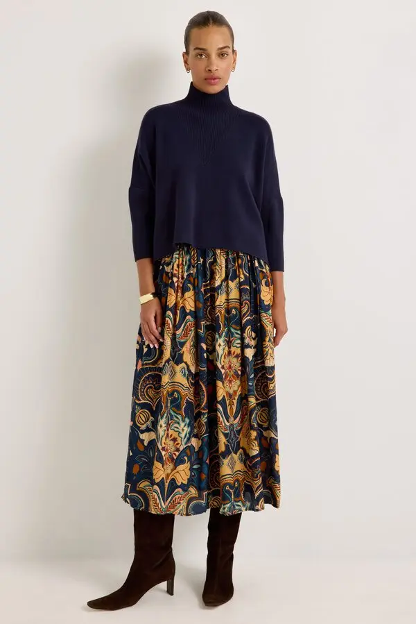 MARIE OLIVER Claudie Popover - Navy