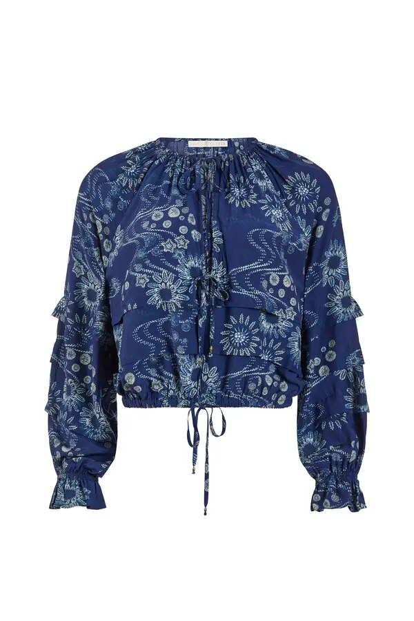 MARIE OLIVER Umi Peasant Blouse - Orion