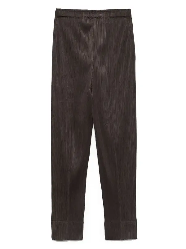 Issey Miyake Pleated Trousers - Grey