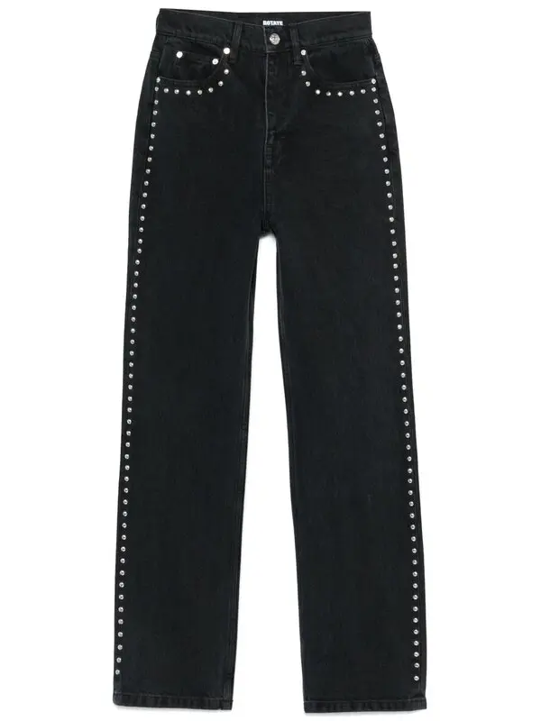 ROTATE BY BIRGER CHRISTENSEN High-rise Straight Jeans