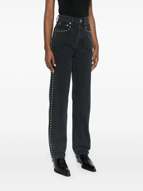 ROTATE BY BIRGER CHRISTENSEN High-rise Straight Jeans