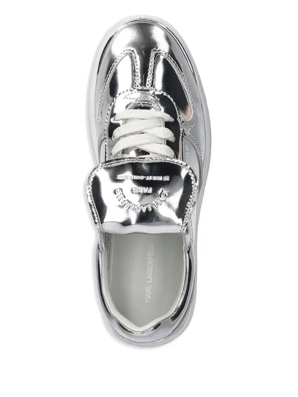 Karl Lagerfeld Metallic-effect Sneakers