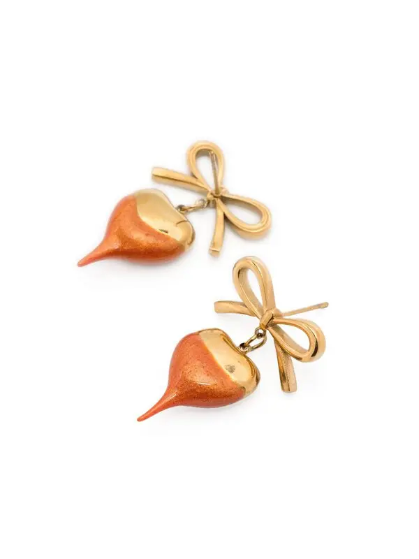 Ottolinger Bow Heart Earrings