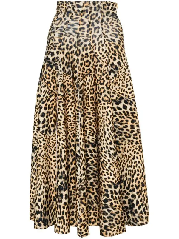 Norma Kamali Grace Pleated Skirt