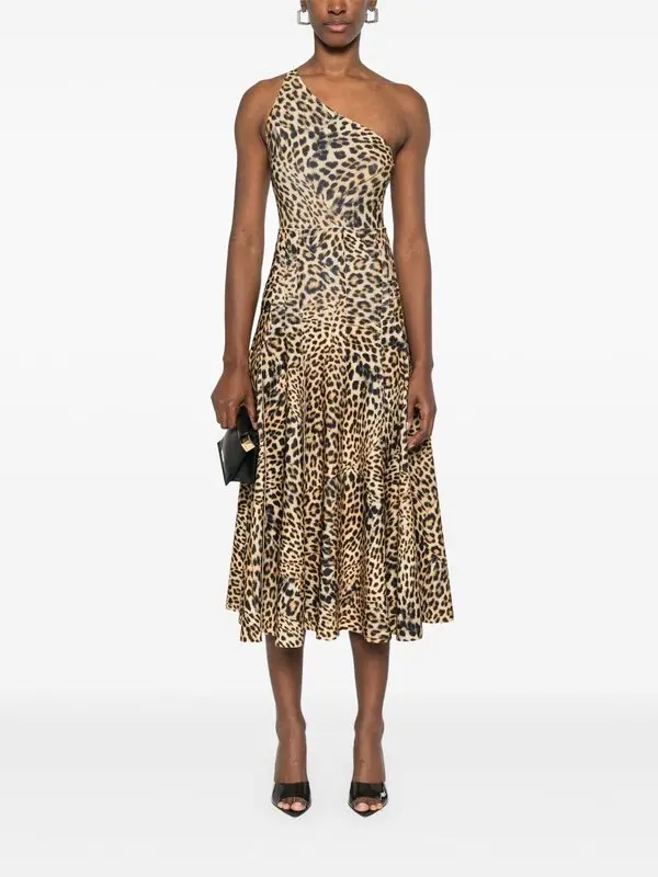 Norma Kamali Grace Pleated Skirt
