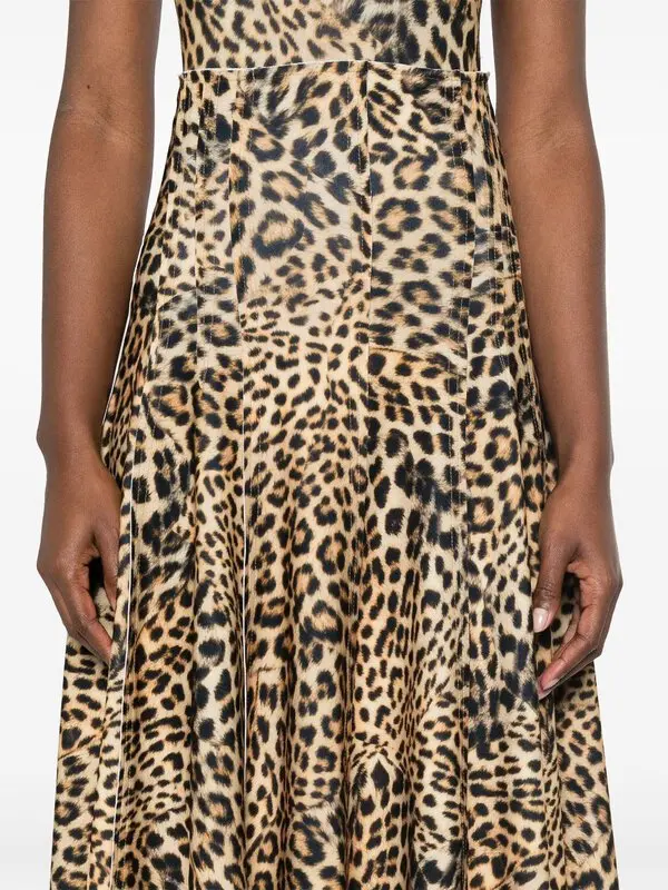 Norma Kamali Grace Pleated Skirt