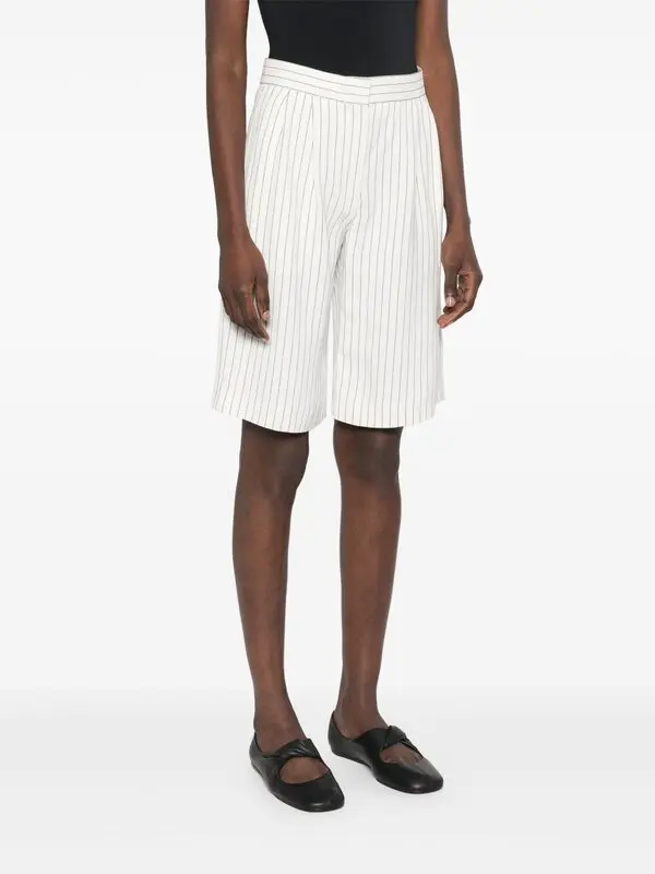 Loulou De Saison Striped Shorts