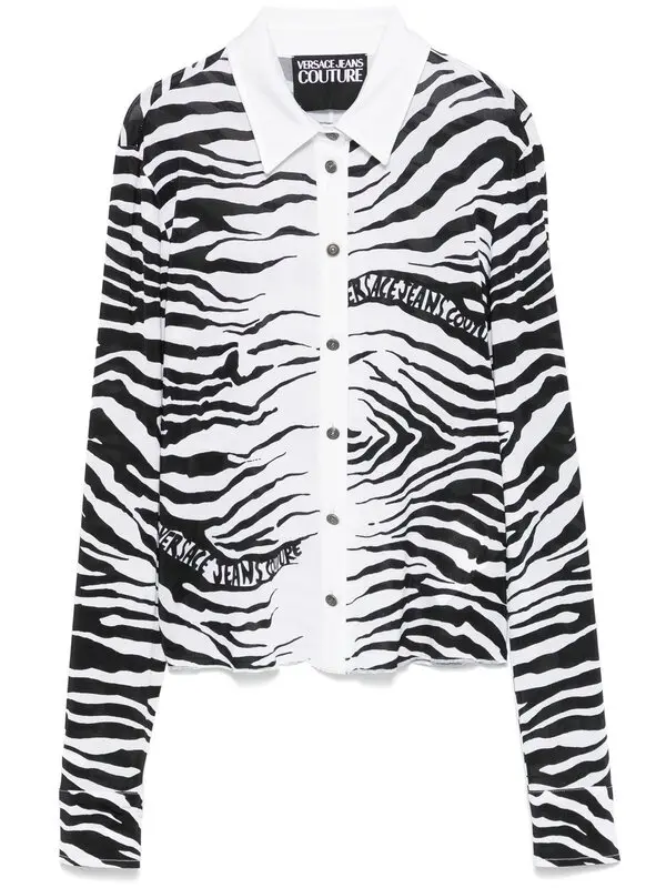 Versace Zebra Shirt - Black