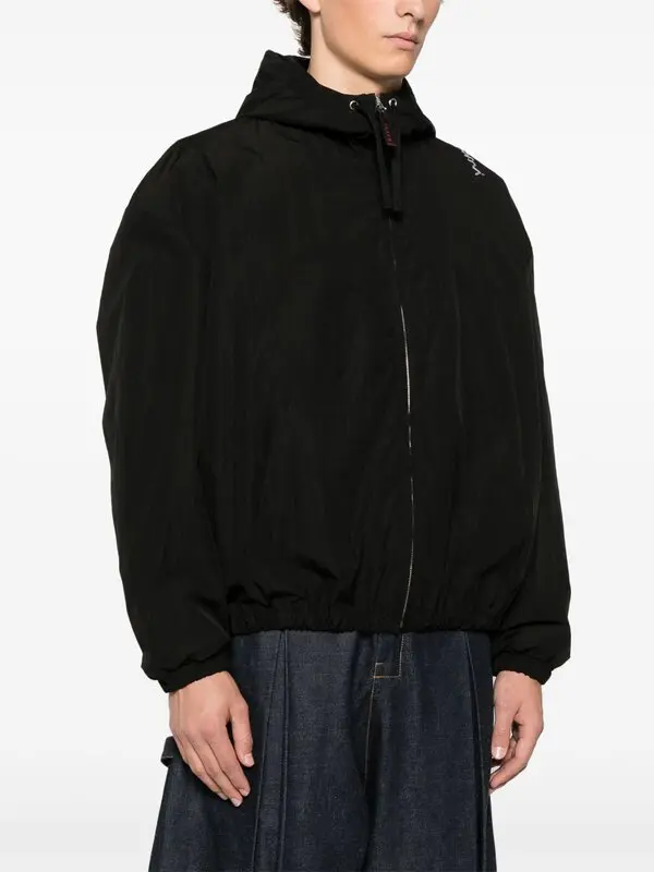 Marni Crinkled Hooded Jacket