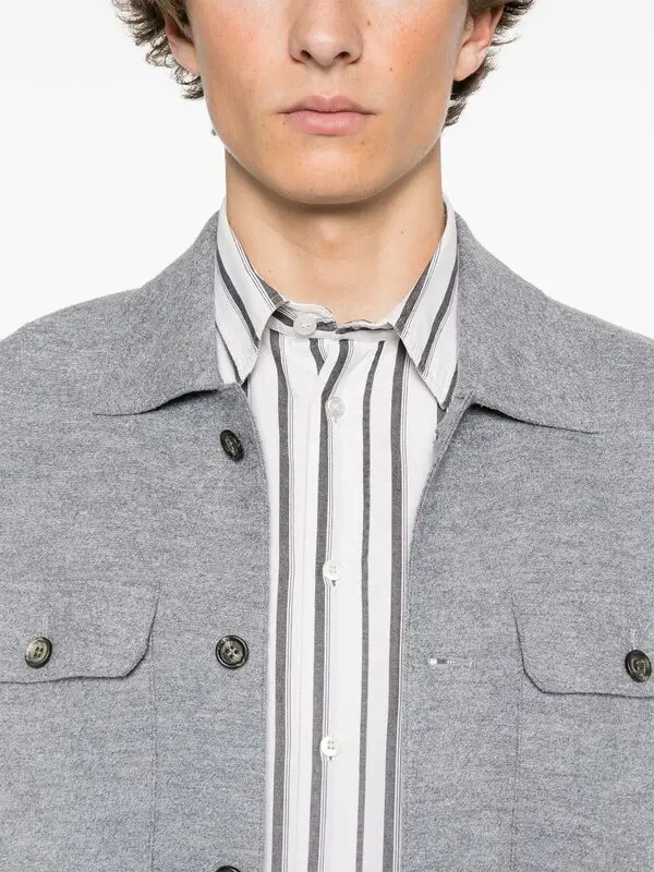 Eleventy Wool Shirt Jacket