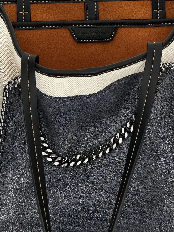 Stella McCartney Trompe L'oeil Print Tote Bag - Neutrals