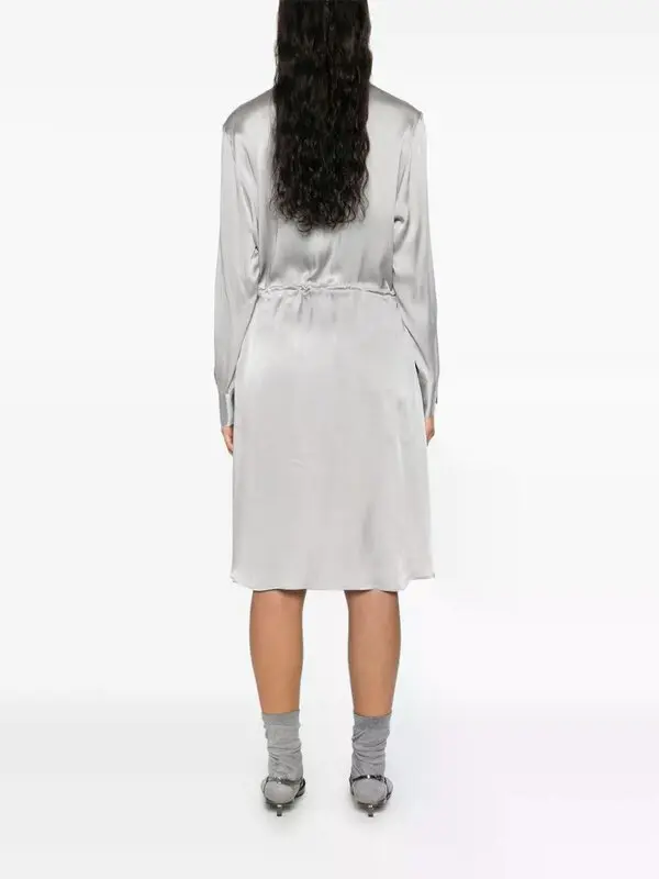 SEMICOUTURE Tie-neck Mini Dress