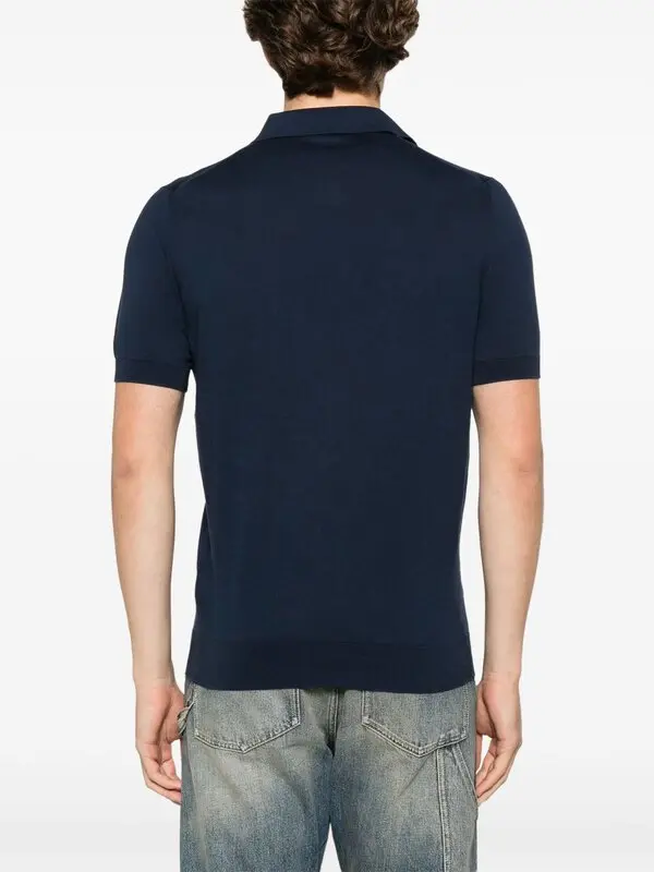 Fedeli Fuji Polo Shirt - Blue