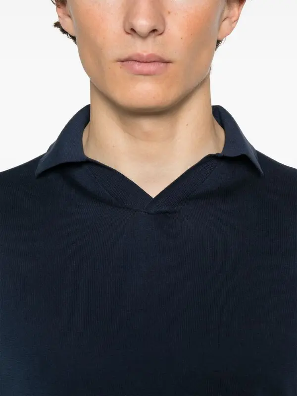 Fedeli Fuji Polo Shirt - Blue