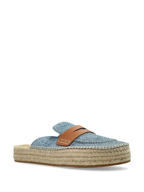 JW Anderson Denim Espadrille Loafers