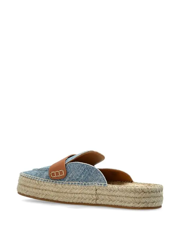 JW Anderson Denim Espadrille Loafers