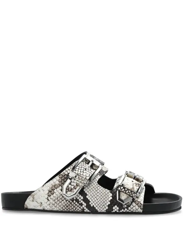 IRO PARIS Billie Slides - White