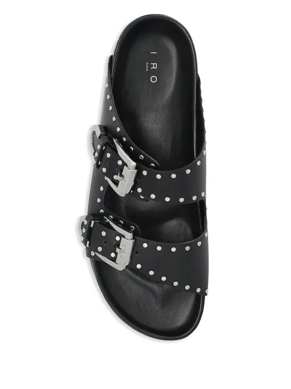 IRO PARIS Billie Slides - Black
