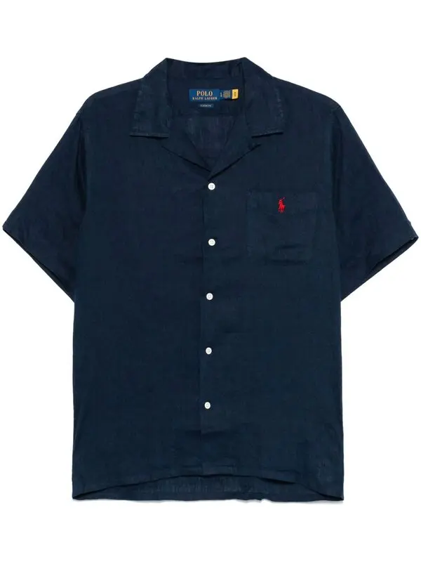 Polo Ralph Lauren Linen Shirt - Blue