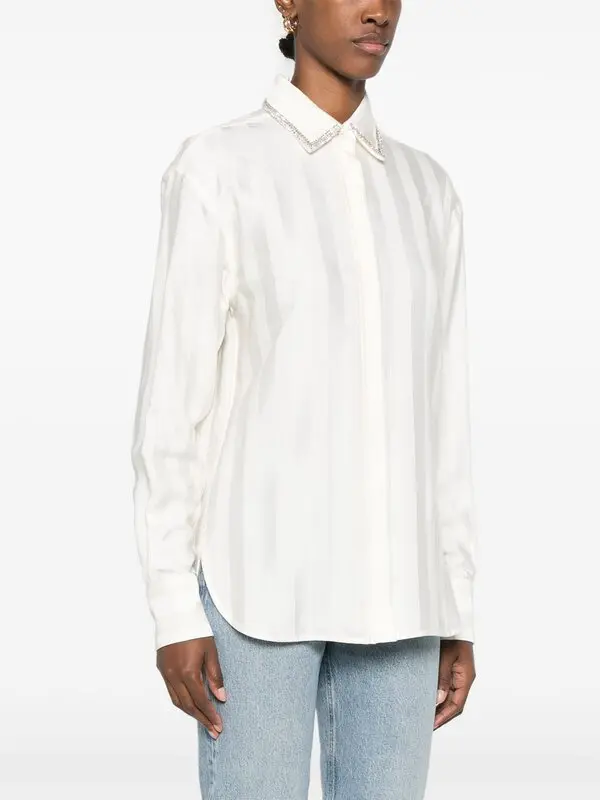 GOLDEN GOOSE Striped Shirt - Neutrals