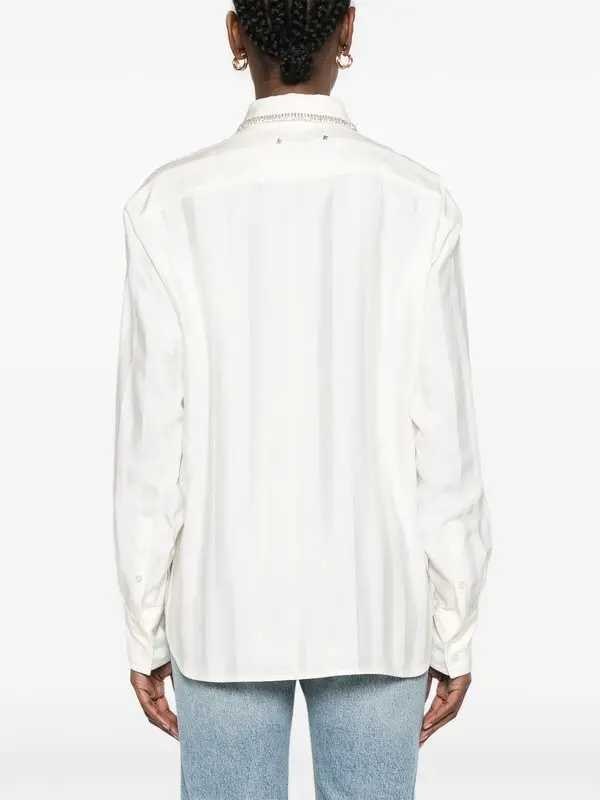 GOLDEN GOOSE Striped Shirt - Neutrals