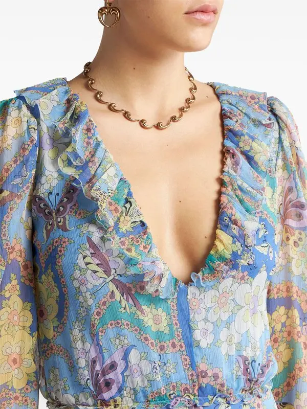 Etro Floral Maxi Dress