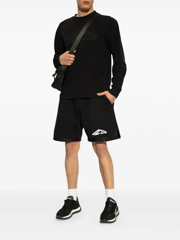 Dsquared2 Crew Neck Long Sleeve Sweatshirt - Black