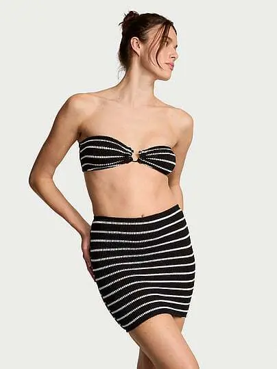 Victoria's Secret Swim Crinkle Cover-up Skirt - Print