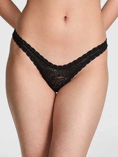 Pink Wink™ Micro Thong Panty - Black