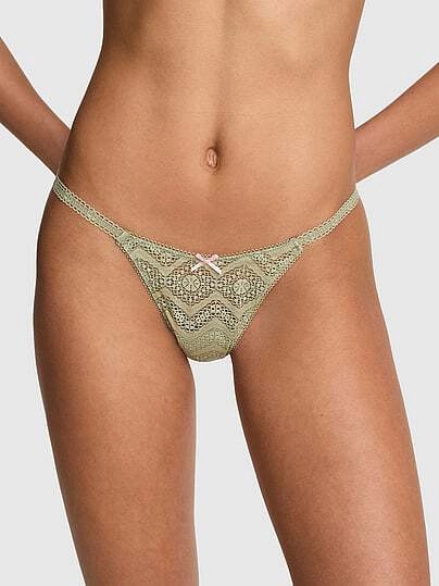 Pink Wink™ Micro Thong Panty - Green
