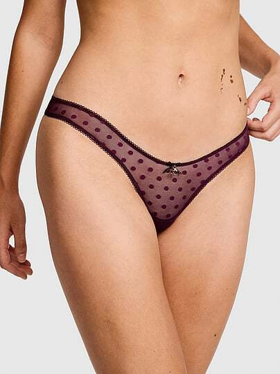 Pink Wink™ Micro Thong Panty - Purple