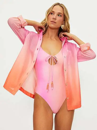 Victoria's Secret Beach Riot Cassidy Top - Print