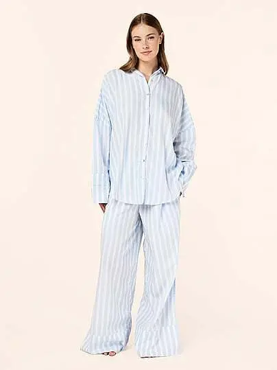 Victoria's Secret Papinelle Amelie Oversized Pj Set - Multicolored