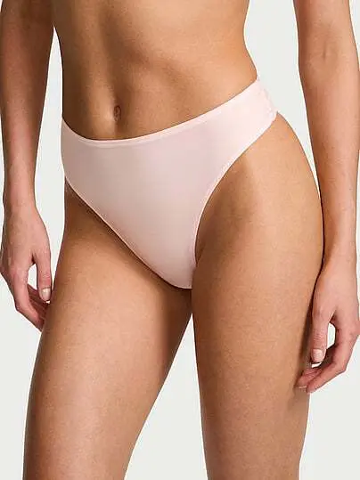 Victoria's Secret Very Sexy Smooth High-waist Strappy-back Thong Panty - Pink