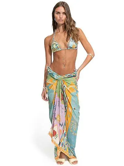 Victoria's Secret Agua Bendita Marine Pareo - Print