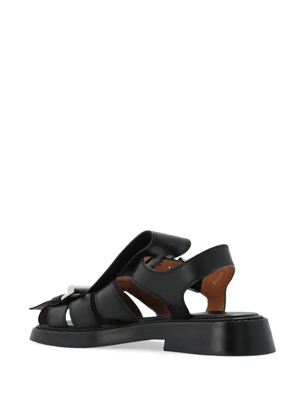 Alexander McQueen Leather Sandals - Black
