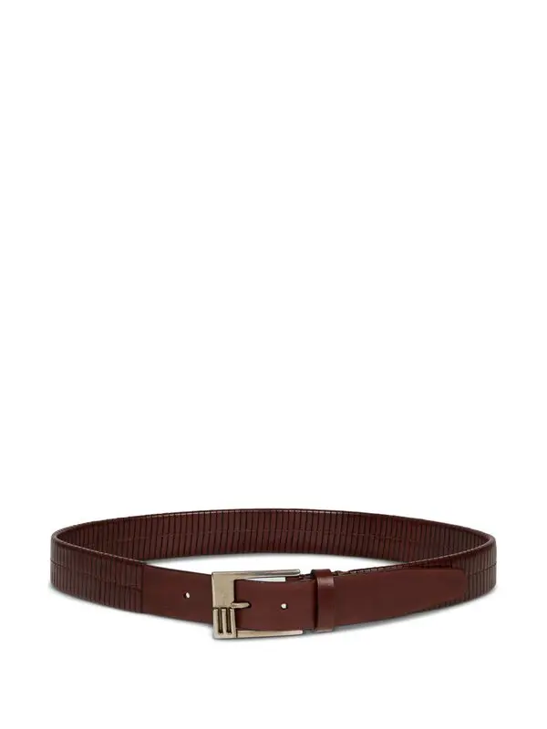 Etro Leather Belt - Brown