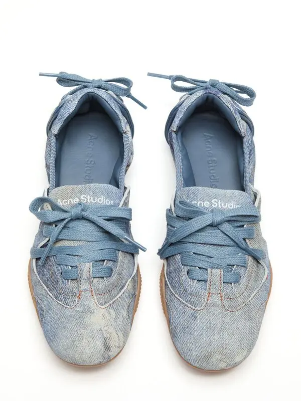 Acne Studios Drawstring Trainers - Blue