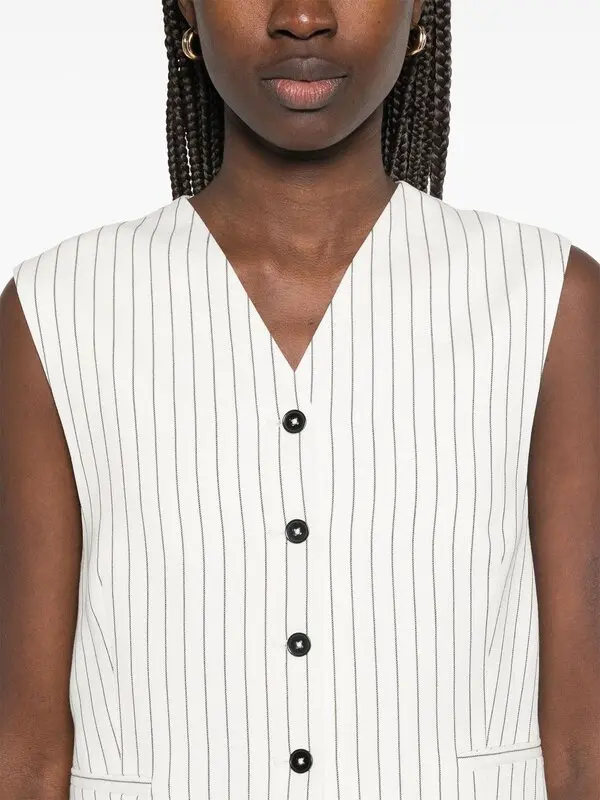 Loulou De Saison Striped Waistcoat