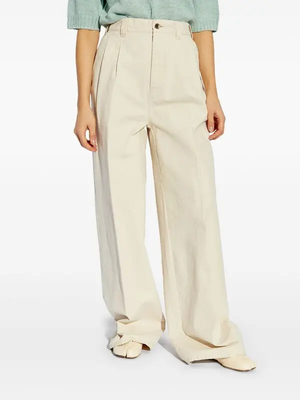 MAISON MARGIELA Cotton Wide-leg Trousers