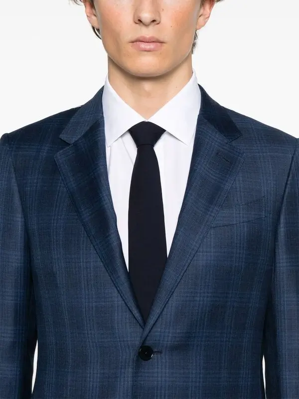 Zegna Checked Suit