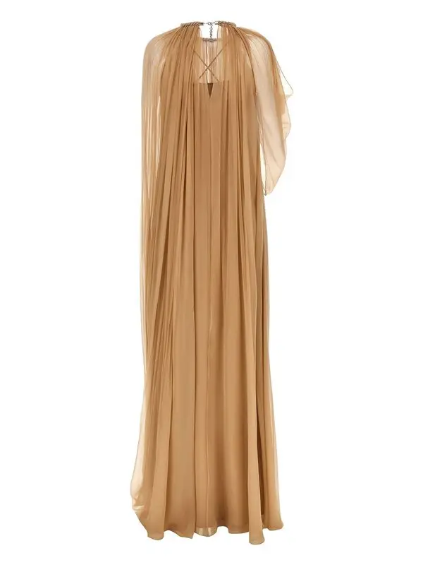 Alberta Ferretti Chiffon Maxi Dress