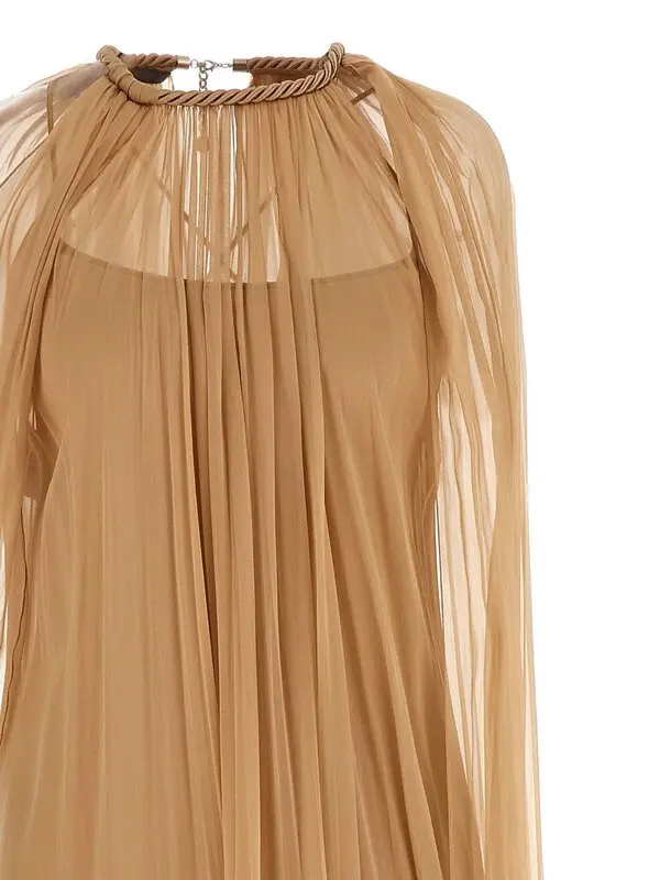 Alberta Ferretti Chiffon Maxi Dress