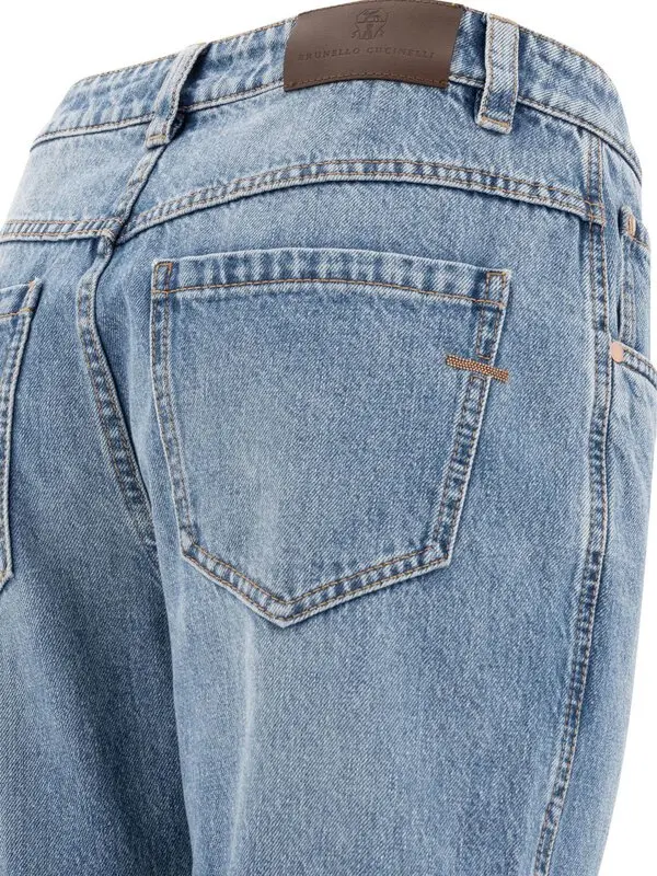 Brunello Cucinelli Tapered Jeans - Blue