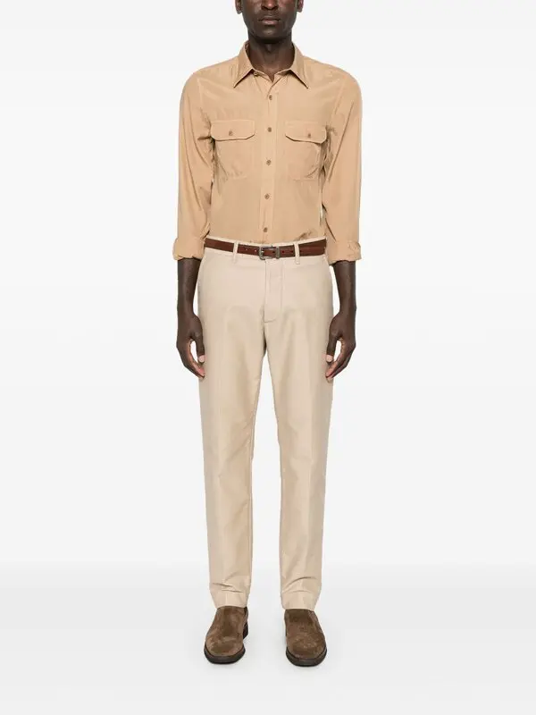 TOM FORD Twill Shirt - Brown